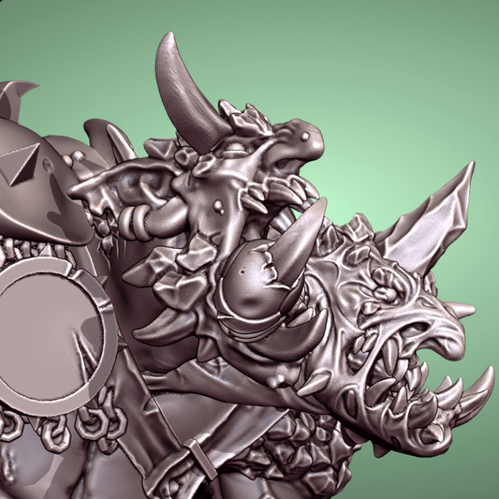 3D Printable Fantasy Football Mutated Troll -presupported by BruteFun ...