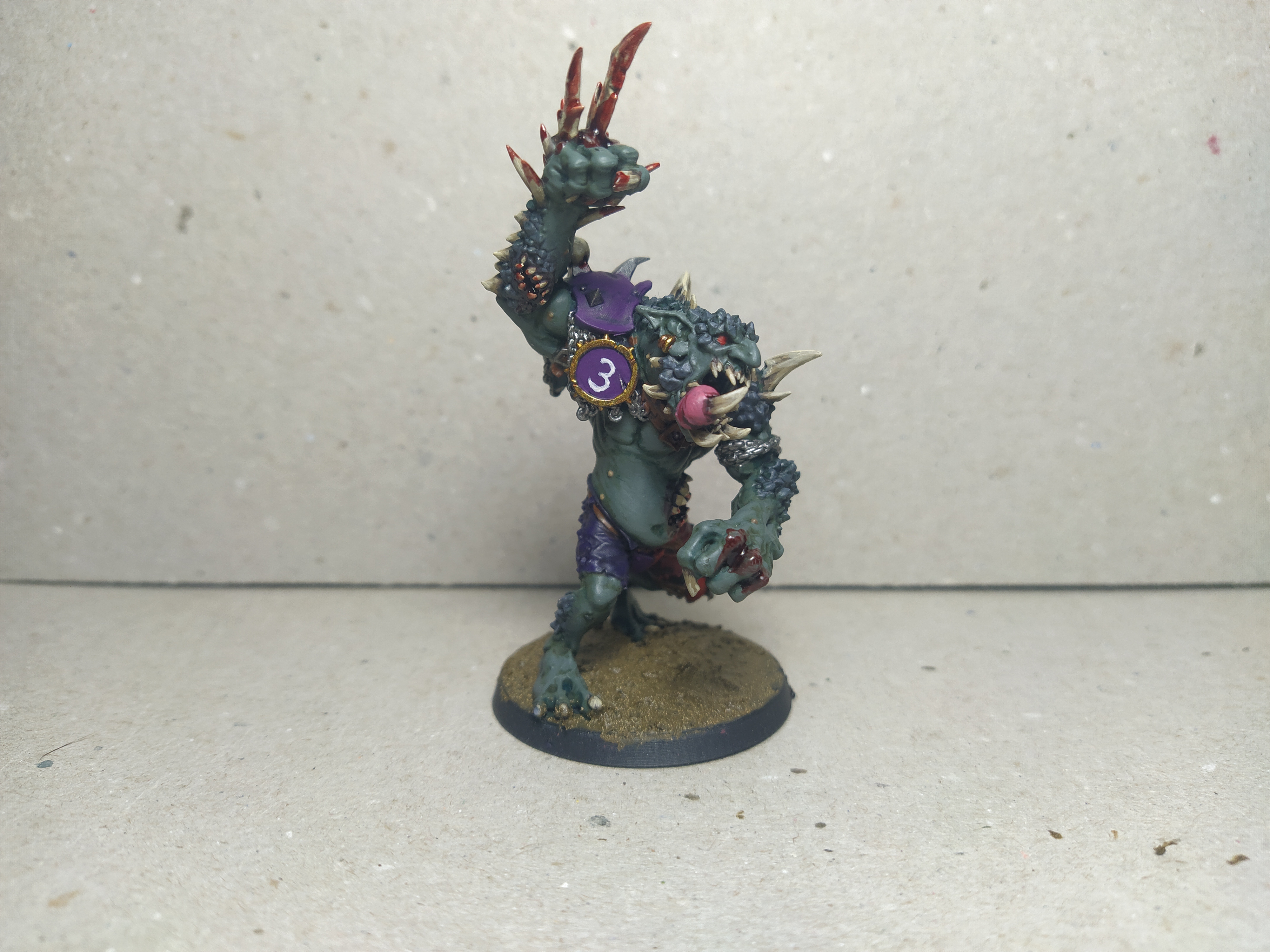 3D Printable Fantasy Football Mutated Troll -presupported by BruteFun ...