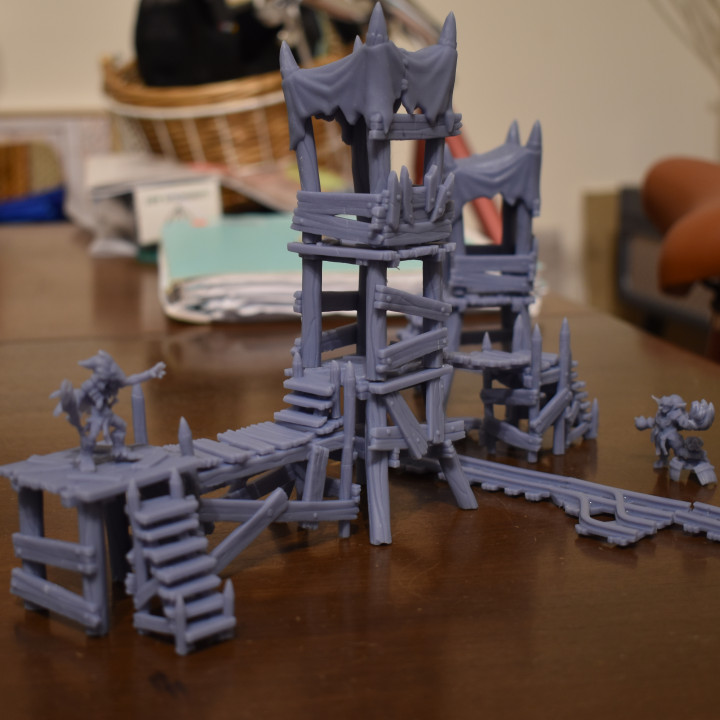 3D Printable Goblin Fort by Ember Smith Creative