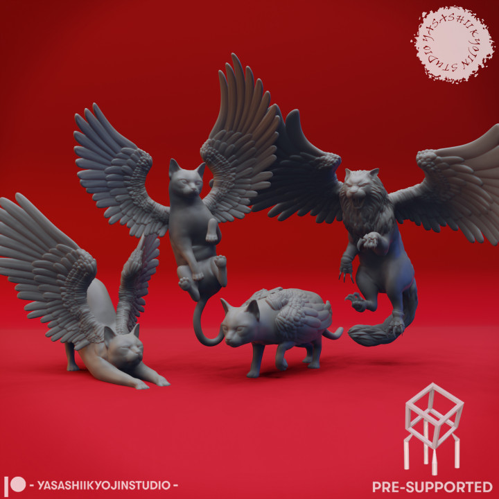 3D Printable Tressym Bundle - Tabletop Miniatures (Pre-Supported) by ...