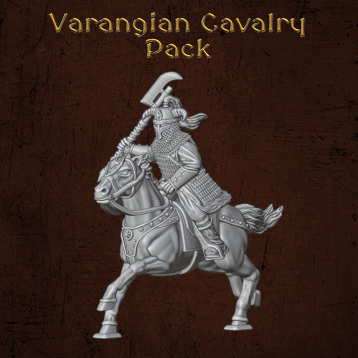 3D Printable Varangian Cavalry Pack by Quartermaster3D