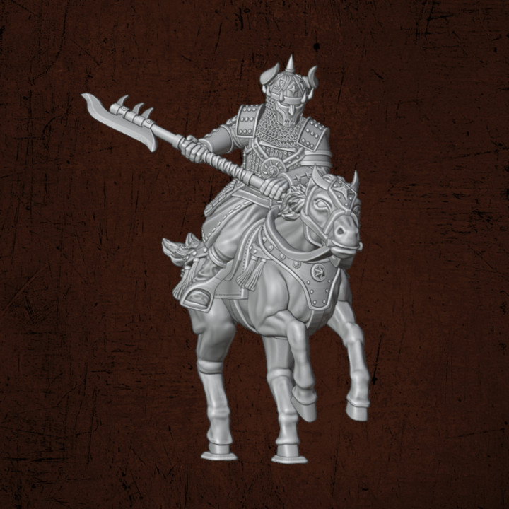 3D Printable Varangian King (with Chariot) by Quartermaster3D