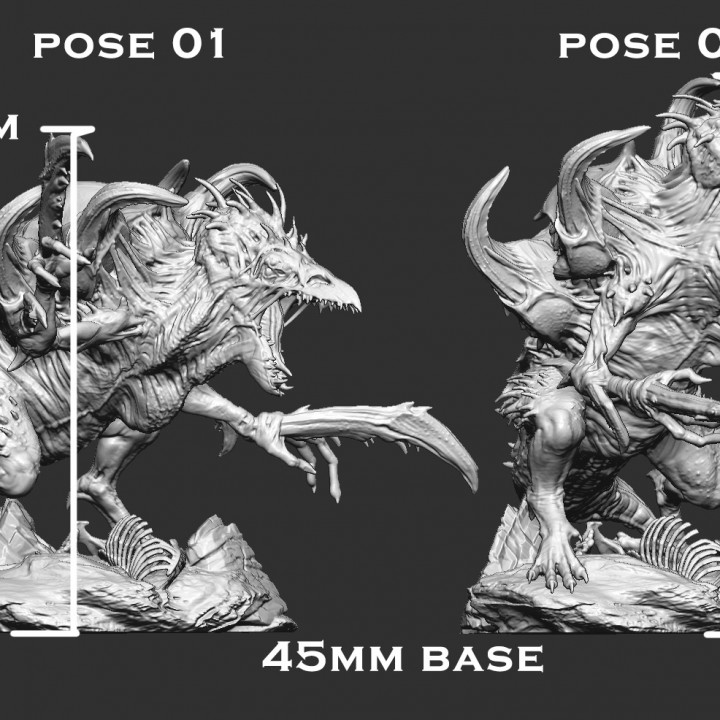 3D Printable Hook Horror (1 of 2) by Mini Monster Mayhem