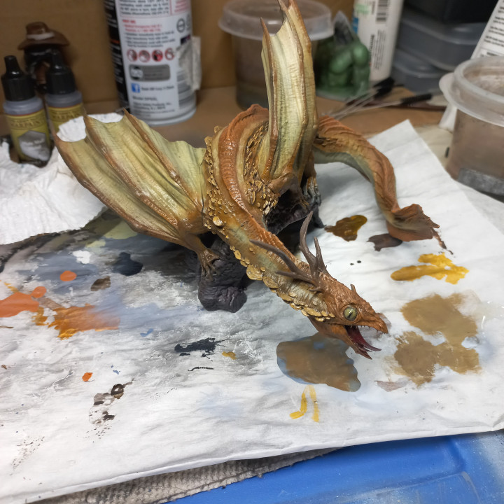 3D Print of Veiled Fungal Dragon by ryanfinch