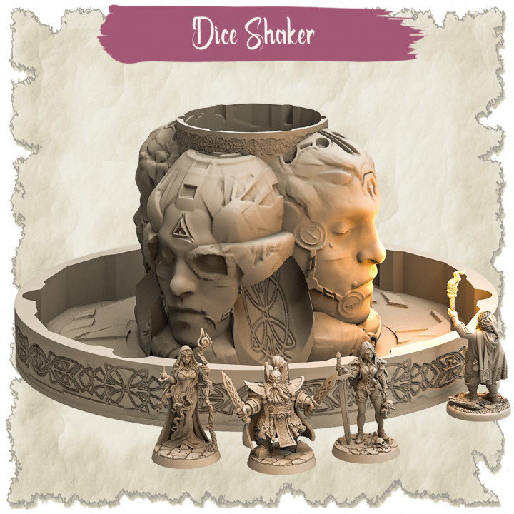 3D Printable Dice Mixer Shaker by Sawant3D