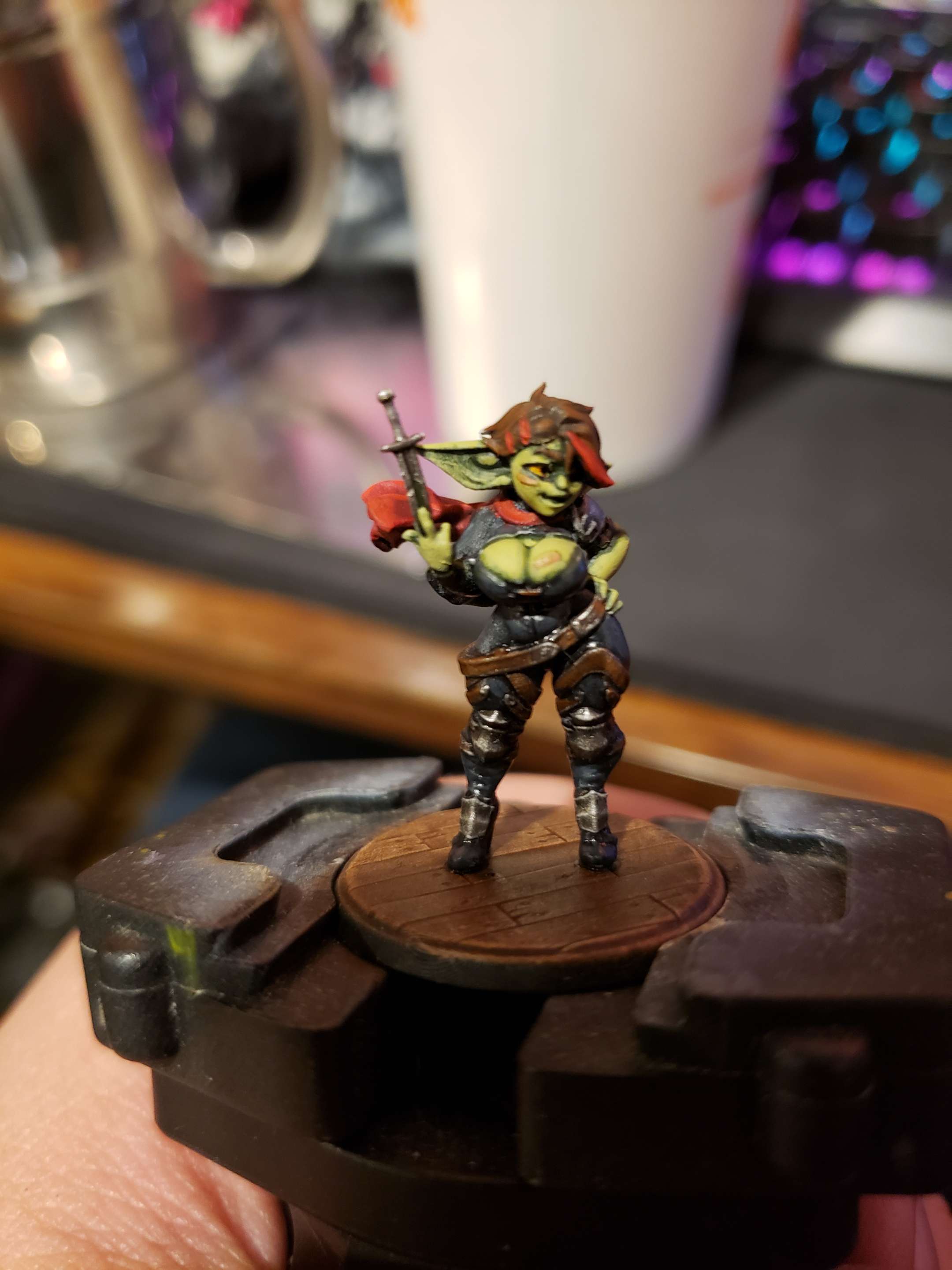 3D Printable Meryl the Goblin Rogue by Twin Goddess Miniatures