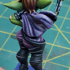 3D Printable Meryl the Goblin Rogue by Twin Goddess Miniatures