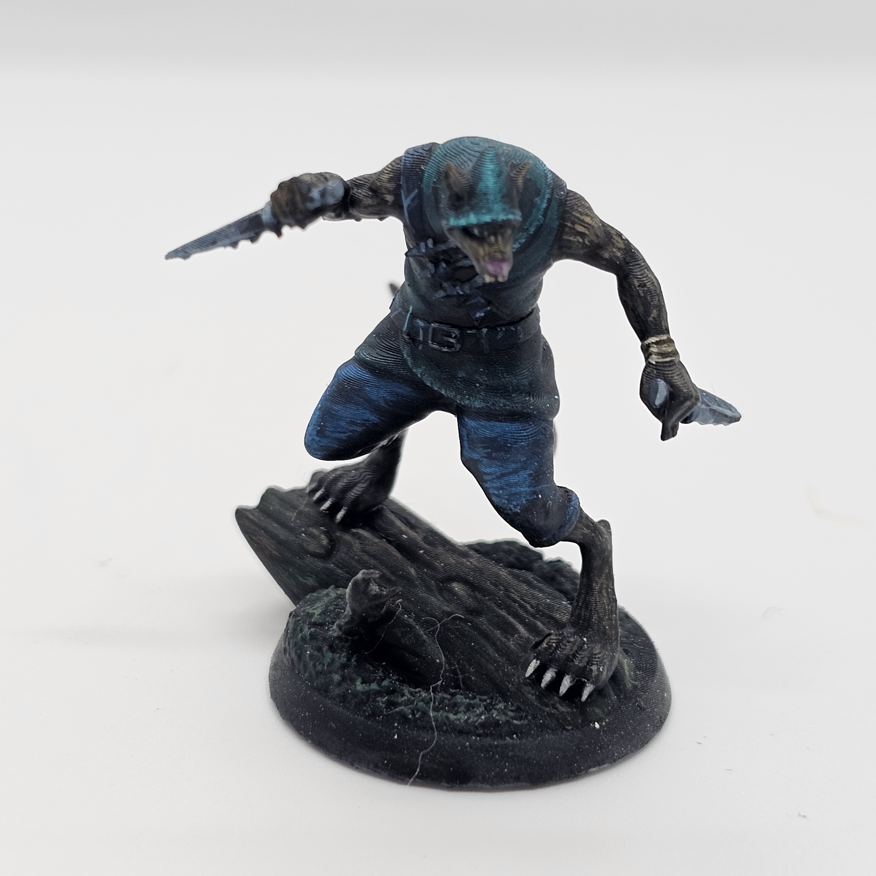 3D Printable Wererat Rogue (1) by TPK Lab