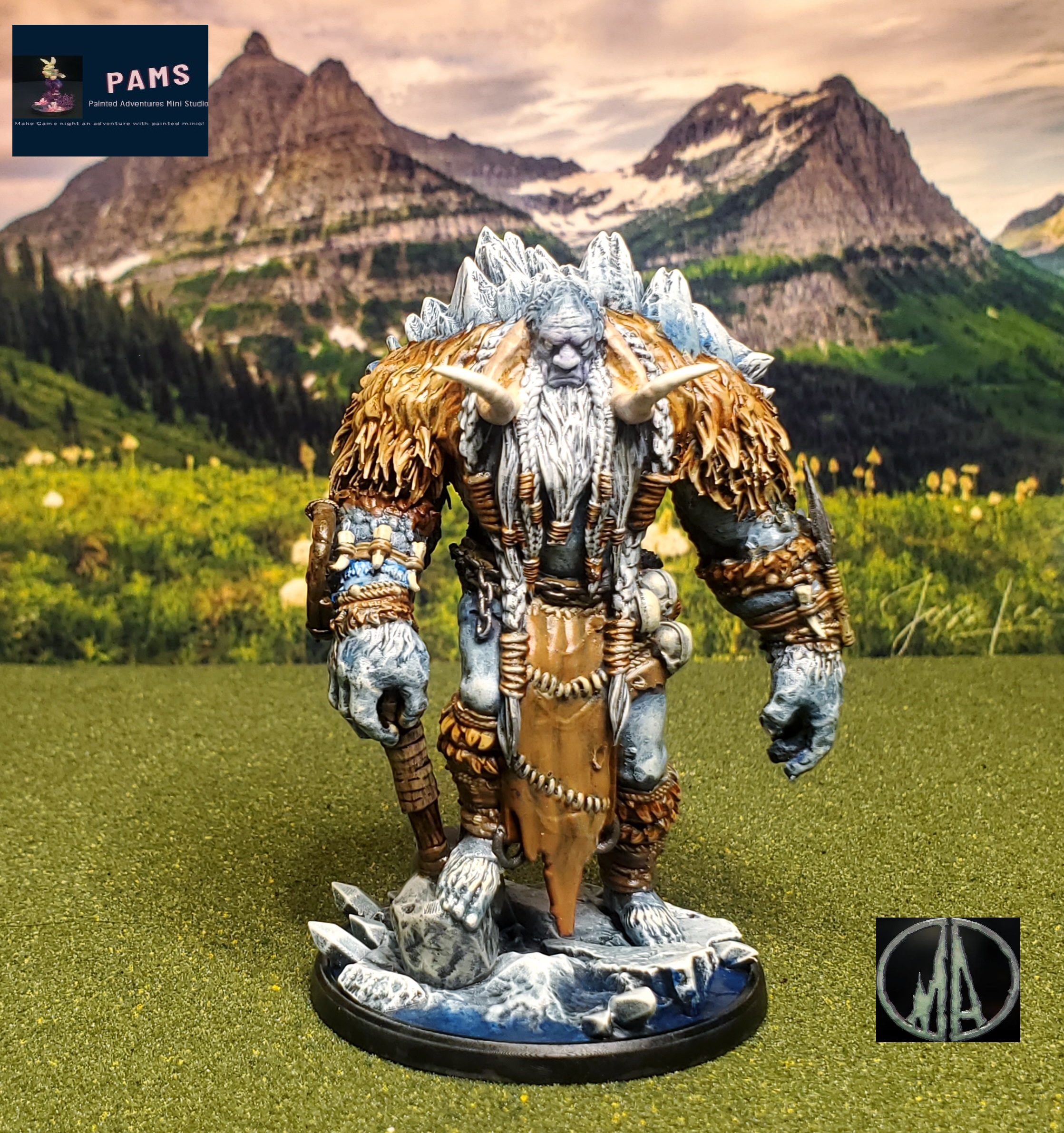 3D Printable Frost Giant - Frost Tribe by Monolith Arts