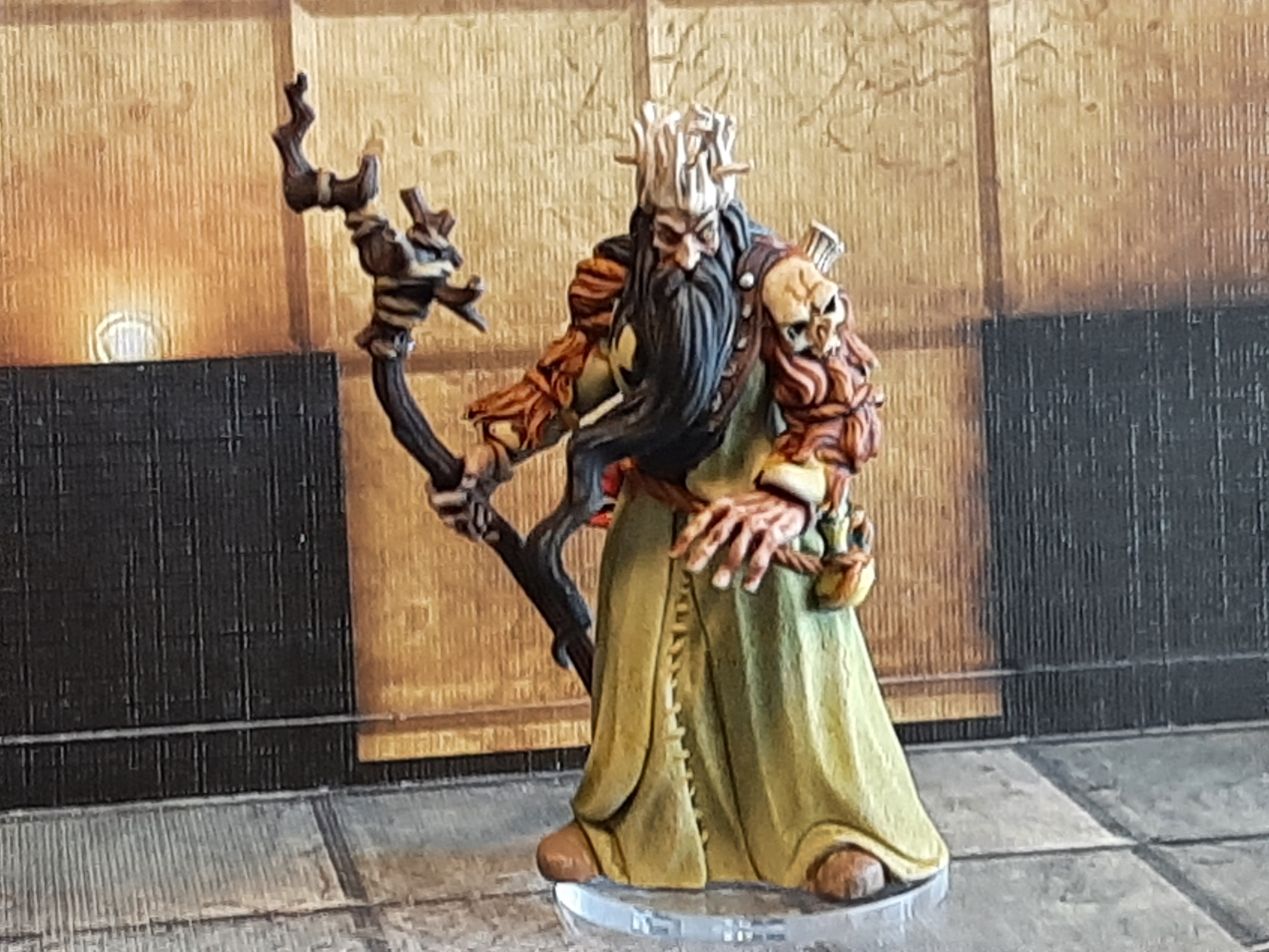 3D Printable Evil druid by Jacob Olsson - Roleplaying & Miniatures
