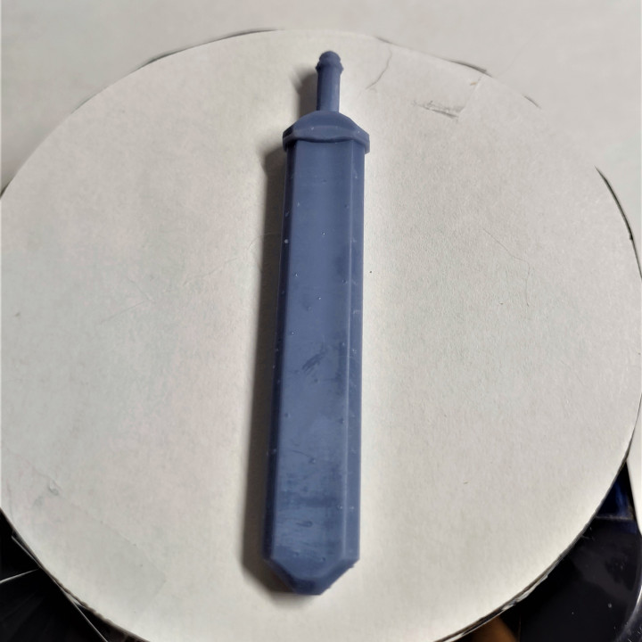 3D Printable Sword and Sheath by Eric Rubeck
