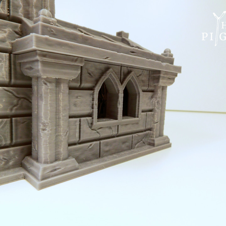 3D Printable CHURCH - TABLETOP TERRAIN DND RPG SCATTER by Jason Beckers