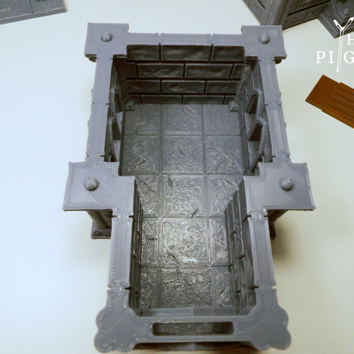 3D Printable CHURCH - TABLETOP TERRAIN DND RPG SCATTER by Jason Beckers