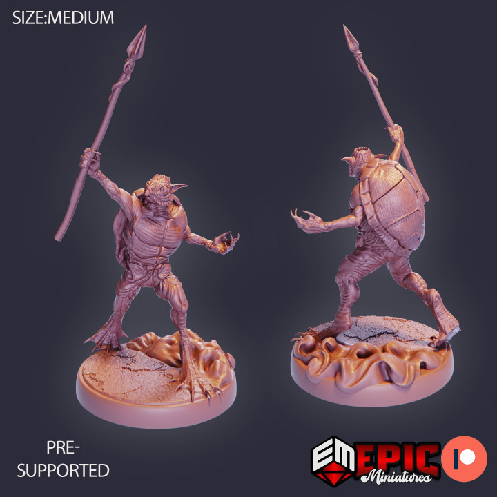 3D Printable Kappa Set/ Turtle Frog Hybrid / Japanese Mythology / Water ...