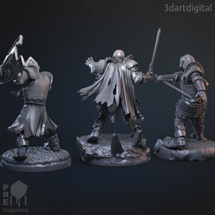 3D Printable Zombie Knights´ by 3dartdigital