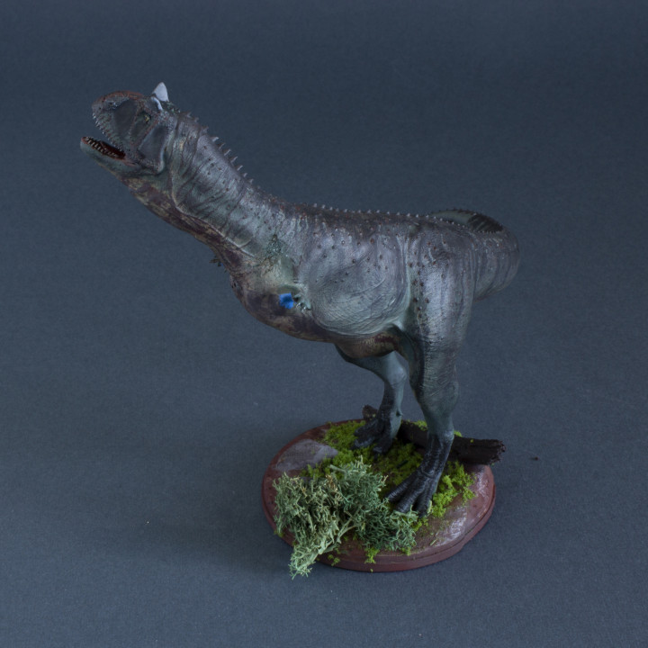 3D Print of Carnotaurus courtship dance - FREE model by Dino and Dog