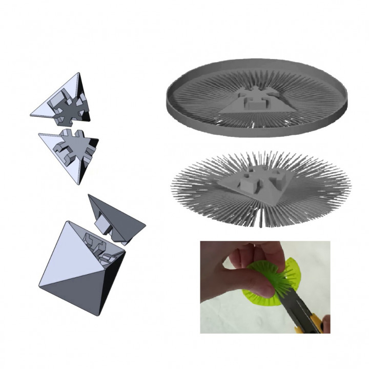 3D Printable Fluffy Ball by Tesibius.Project