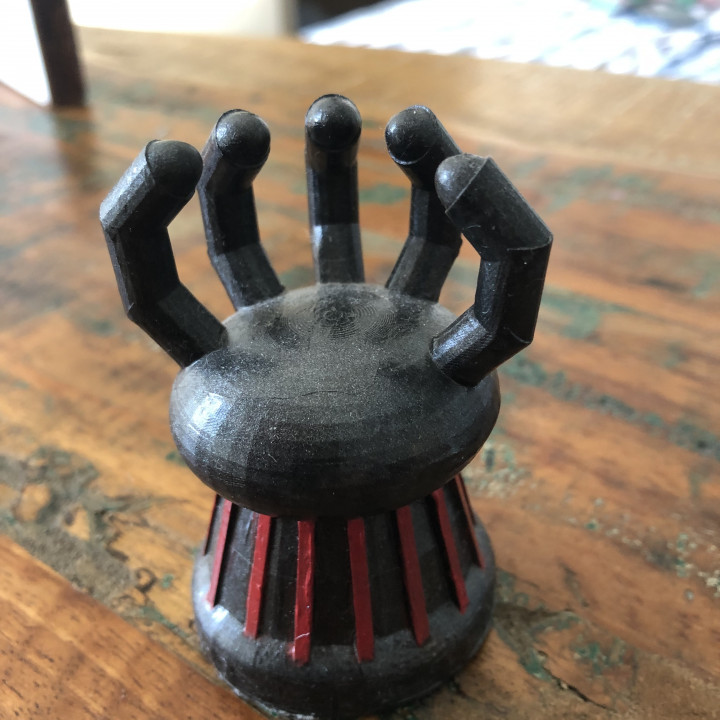 3D Printable villan hand by BIGEASYART