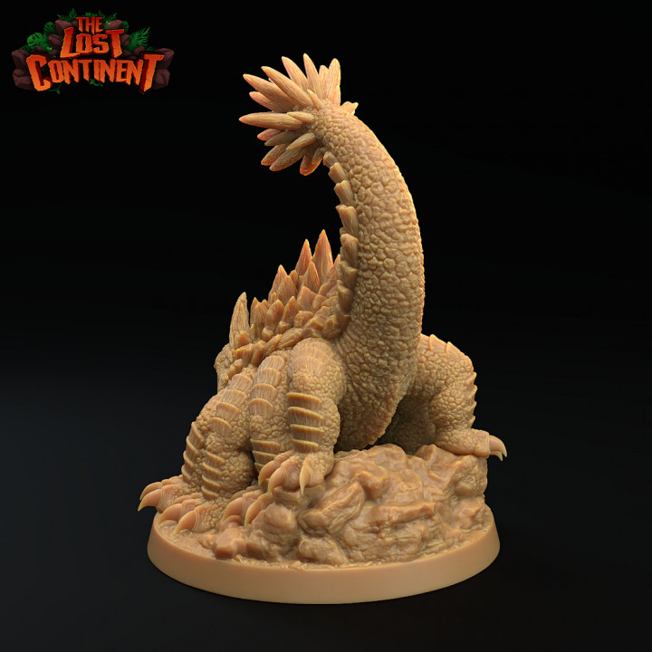 3D Printable Basilisksaurus - Presupported by The Dragon Trappers Lodge
