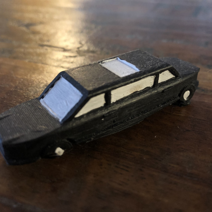 3D Printable small limo by BIGEASYART