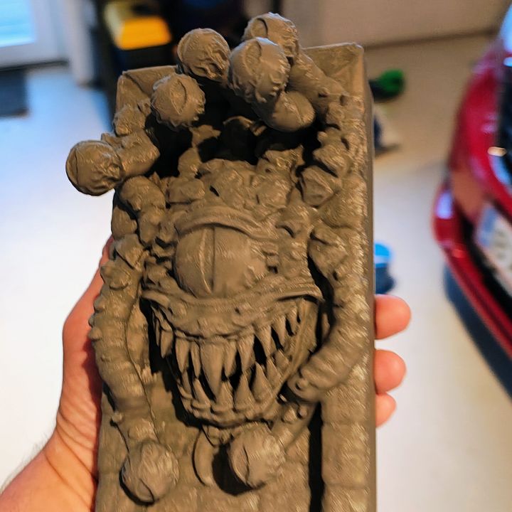 3D Print of Floating eye monster Booknook by thomasnielsen2