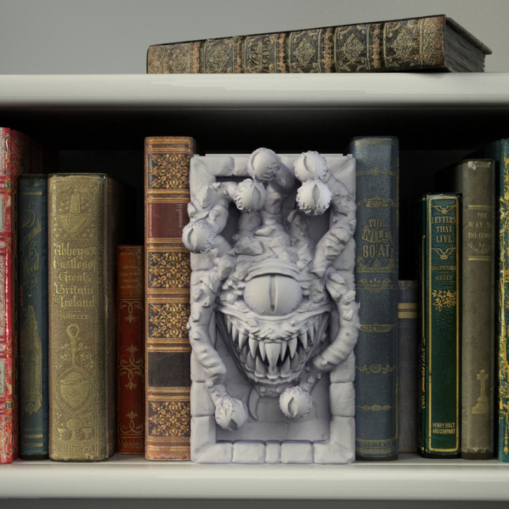 3D Printable Floating eye monster Booknook by Crosslances