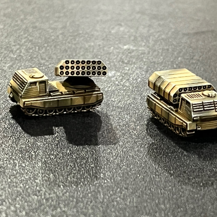 3D Printable Multiple Launch Rocket System - MLRS by ig j