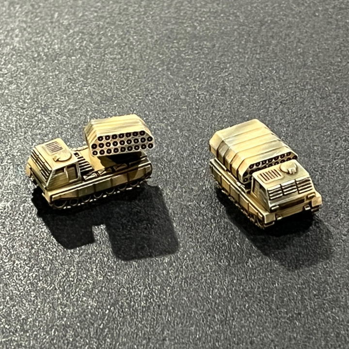 3D Printable Multiple Launch Rocket System - MLRS by ig j