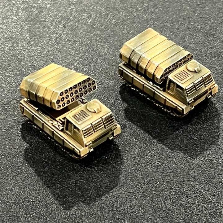 3D Printable Multiple Launch Rocket System - MLRS by ig j