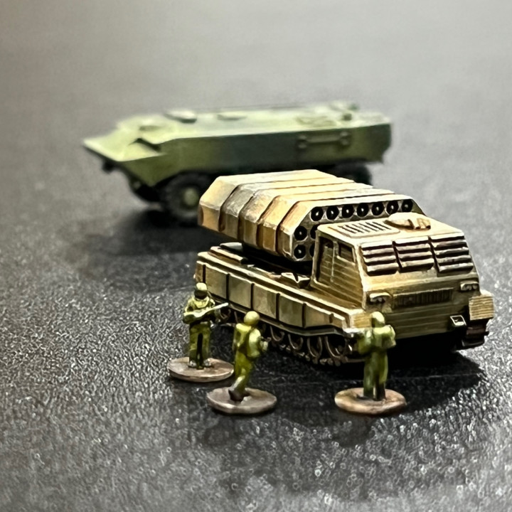 3D Printable Multiple Launch Rocket System - MLRS by ig j