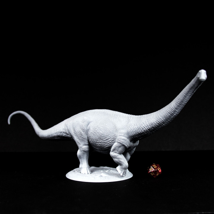 3D Printable Brontosaurus female by clynche art