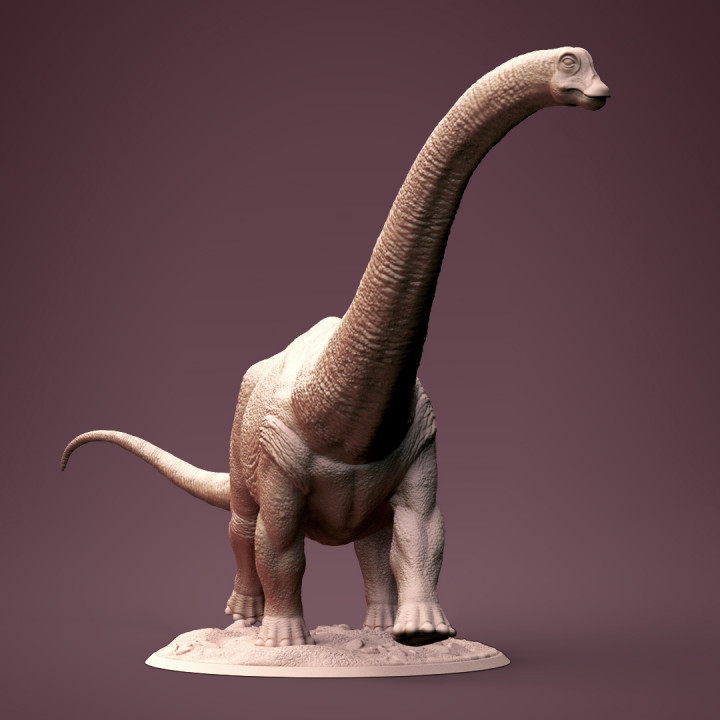 3D Printable Brontosaurus family by clynche art