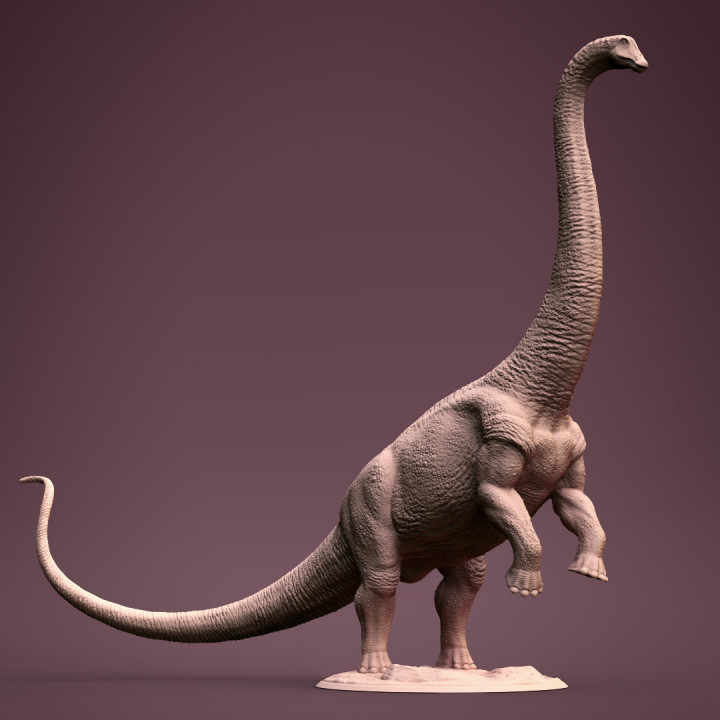 3D Printable Brontosaurus family by clynche art
