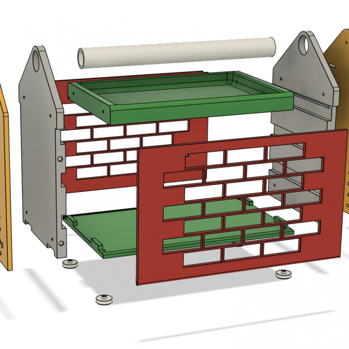 3D Printable Micro RC Parts Box by Derrick B. Williams