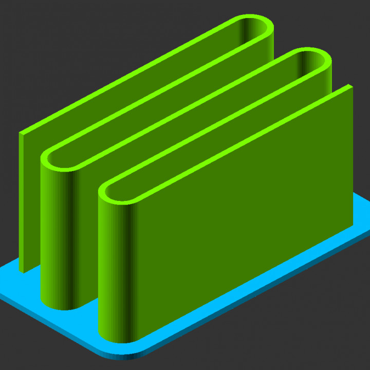 3D Printable Wave Supports by Blaze