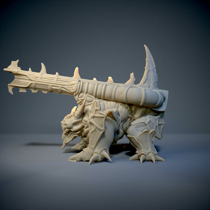 3D Printable Mine Launcher by Mad's Minis