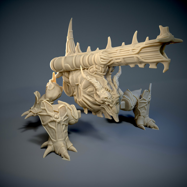3D Printable Mine Launcher by Mad's Minis