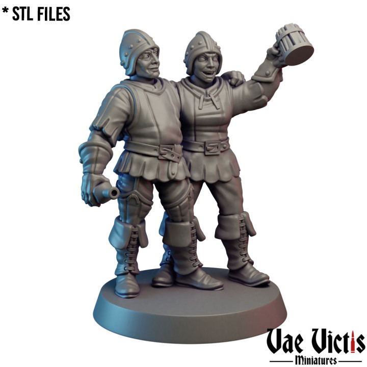 3D Printable Assembled Village Guards (women) [PRE-SUPPORTED] by Vae ...
