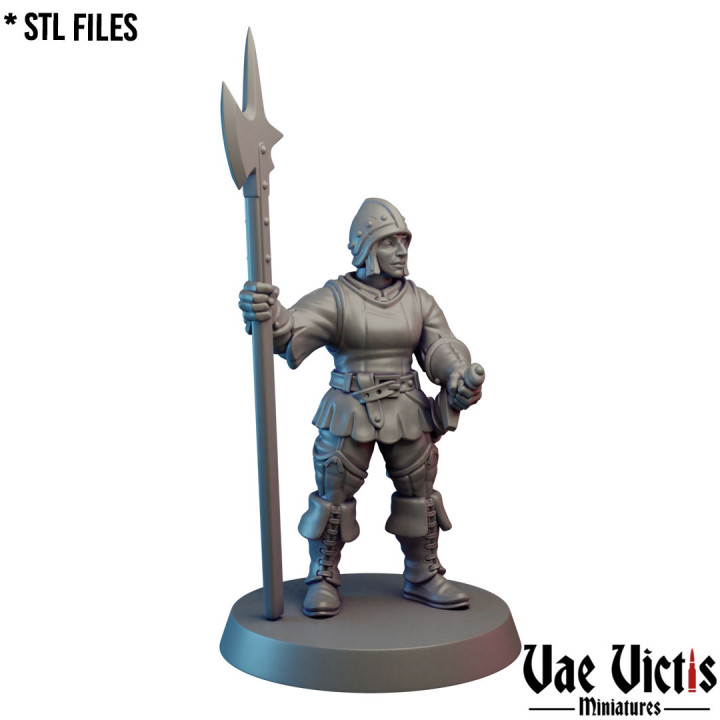 3D Printable Assembled Village Guards (women) [PRE-SUPPORTED] by Vae ...
