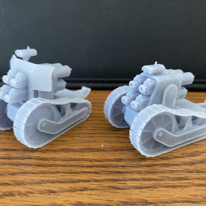 3D Printable Renault Pattern Quad Heavy Banger - Pre-supported by Tiny ...
