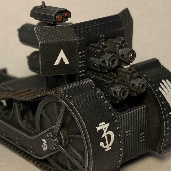 3D Printable Renault Pattern Quad Heavy Banger - Pre-supported by Tiny ...