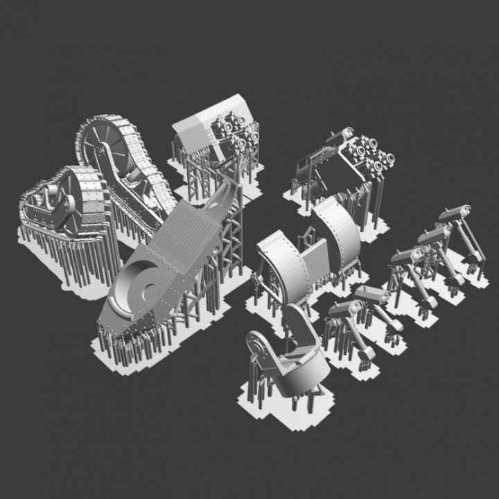 3D Printable Renault Pattern Quad Heavy Banger - Pre-supported by Tiny ...