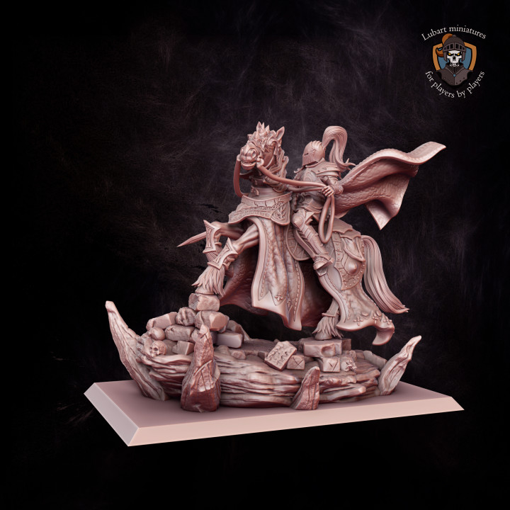 3D Printable Fey Knight by Lubart Miniatures