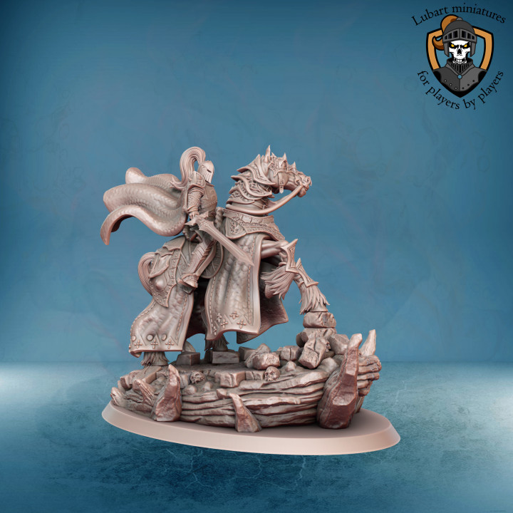 3D Printable Fey Knight by Lubart Miniatures