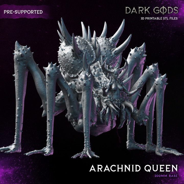 3D Printable Arachnid Queen - Dark Gods by Dark Gods