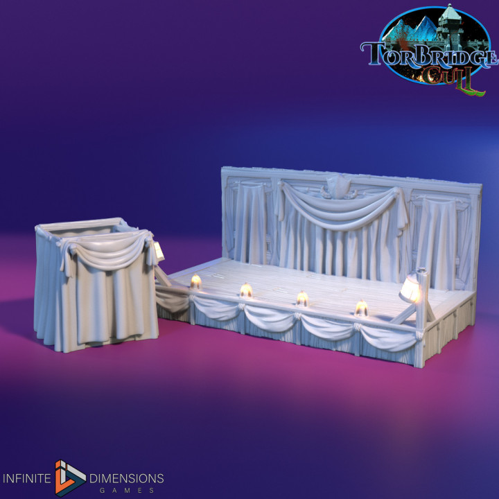 3D Printable The Stage by Infinite Dimensions Games