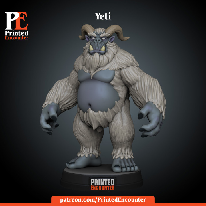 3D Printable Yeti by Printed Encounter