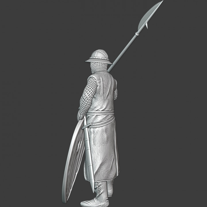 3D Printable Medieval Guard - Livonian Knight infantry by Northern ...