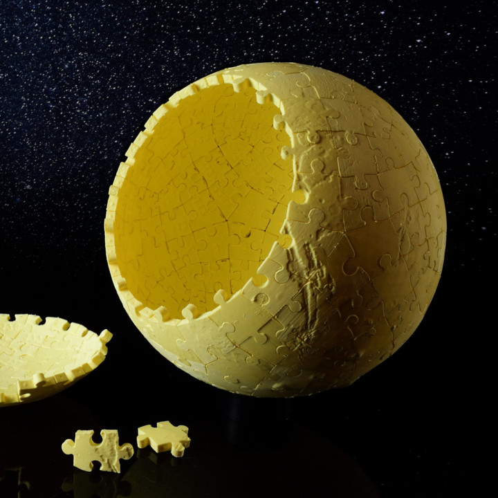 3D Printable The Mars Puzzle by fhuable