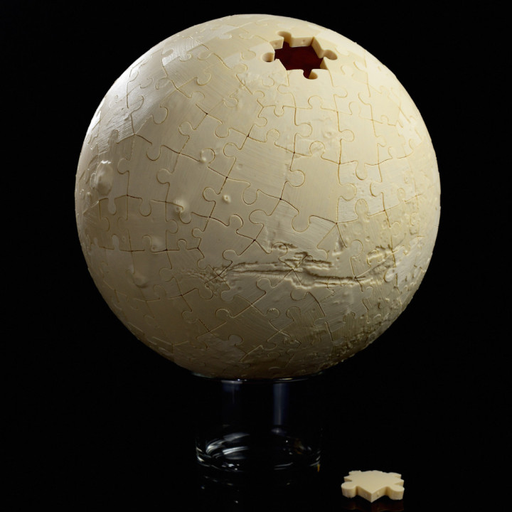 3D Printable The Mars Puzzle by fhuable